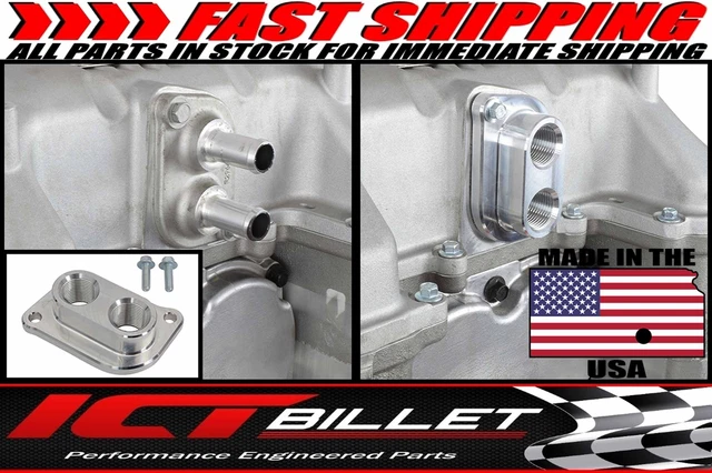 CTS-V LSA SUPERCHARGER 10AN ORB Intercooler Fitting Water Manifold ...