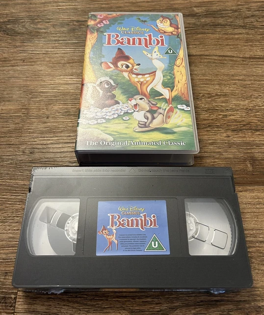 BAMBI - VHS Video Tape - Walt Disney Classics - UK Pal - New Sealed £4. ...