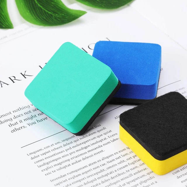 30PCS WHITEBOARD ERASER Washable and Reusable Magnetic Whiteboard ...