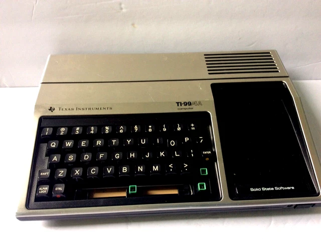 TEXAS INSTRUMENTS TI-99/4A Vintage Computer No Power Cord Untested Sold ...