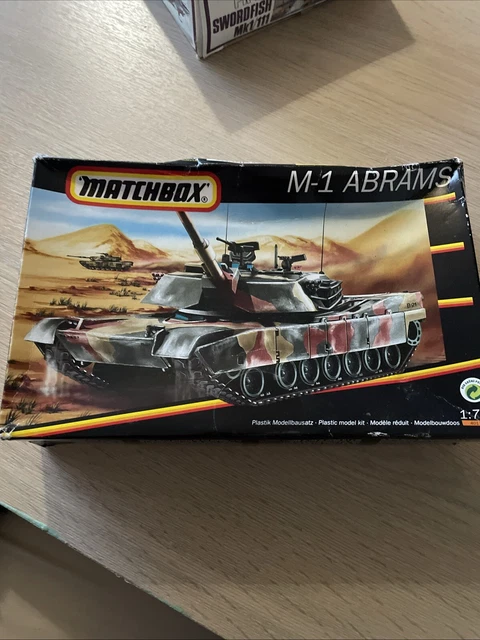 MATCHBOX M-1 ABRAMS Model Kit US Army MBT Tank from 1993 £15.00 ...