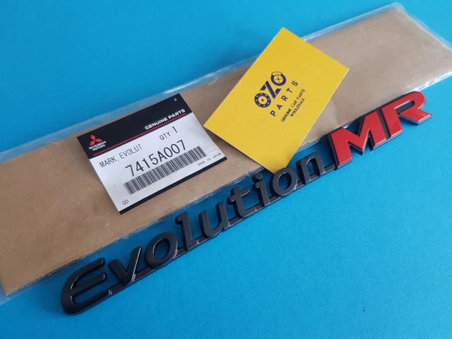 GENUINE MITSUBISHI LANCER Evolution MR rear badge logo emblem 7415A007 ...