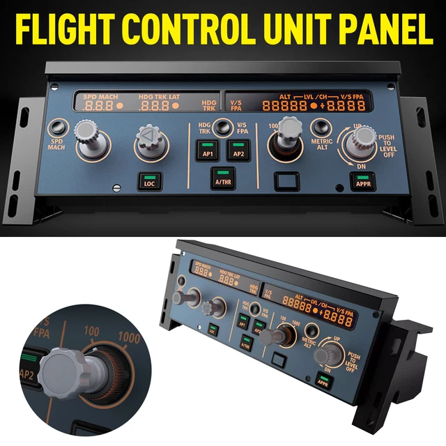 A320 FCU FLIGHT Control Unit Panel X-Plane MSFSGame Simulator 2 ...