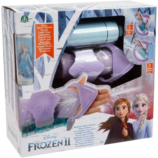 FROZEN 2 QUEEN Elsa Magic Ice Jewel Detail Lace Trim Sleeve New Kids ...