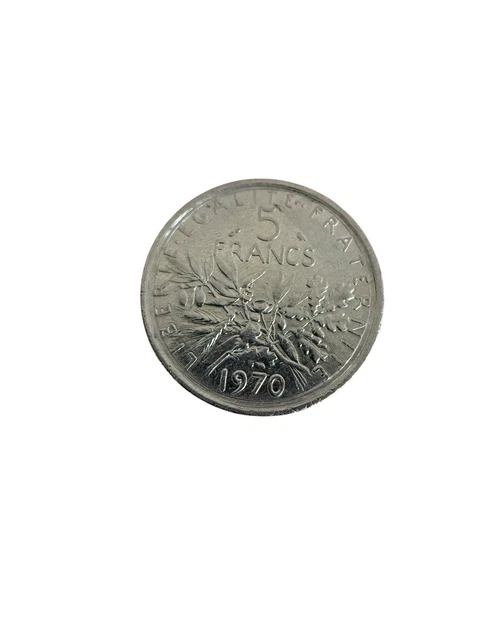 1970 FRENCH 5 Francs Coin France Collectible Numismatic Vintage £2.00 ...