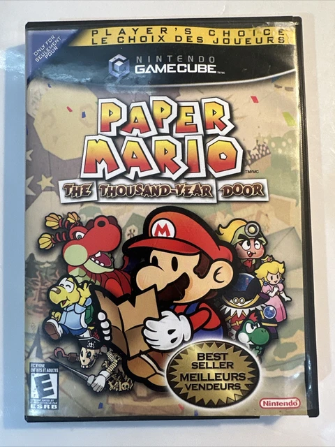 PAPER MARIO: THE Thousand-Year Door (Nintendo GameCube) Complete Tested ...