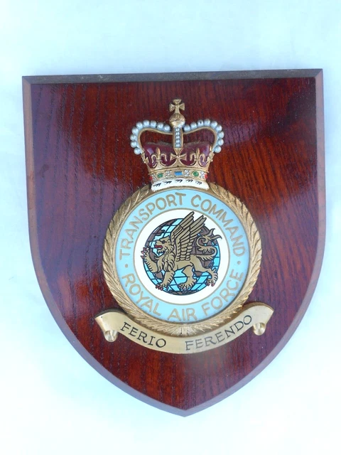 RAF/ ROYAL AIR Force Transport Comand Wall Plaque/ Crest /Shield. £22. ...