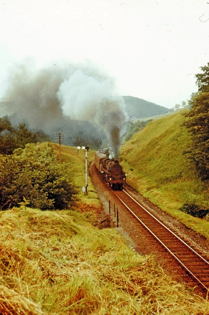 ORIGINAL 35MM RAILWAY Slide BR Standard Talerdigg 1965 + Copyright £4. ...