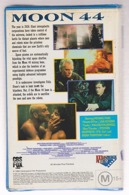 RARE VHS VIDEO Tape MOON 44 Big Box Clamshell Ex-Rental £9.34 - PicClick UK