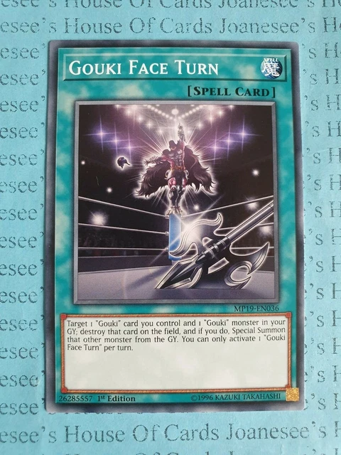 GOUKI FACE TURN MP19-DE036 Common Yu-Gi-Oh Karte 1. Auflage Neu EUR 1 ...