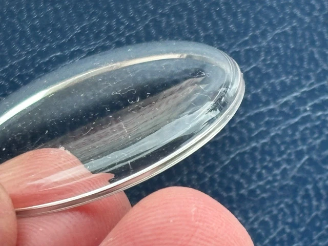 3 BULOVA ACCUTRON Crystal or glass part 1270-1AW in original bulova ...