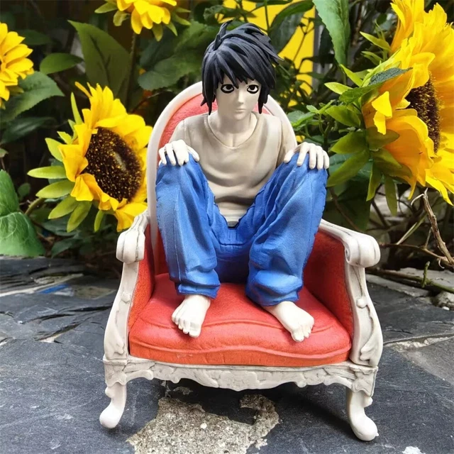 ANIME DEATH NOTE L divano sit postura PVC giocattolo nuovo regalo no ...