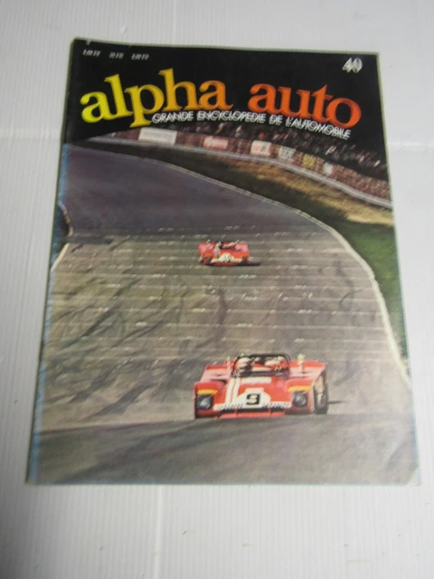 MAGAZINE ALPHA AUTO N° 40 EUR 5,00 - PicClick FR