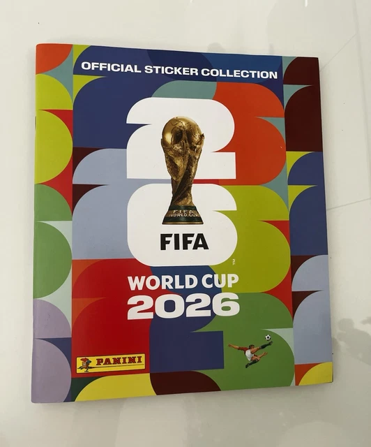 PANINI FIFA WORLD Cup 2026 Official Sticker Album + 6 stickers £0.99 ...