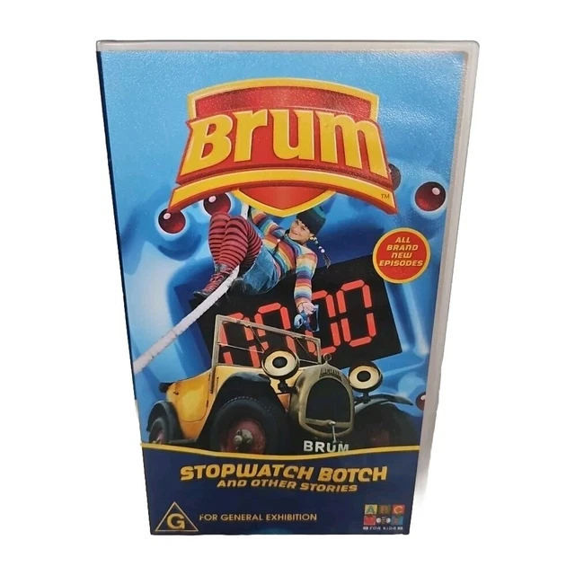 BRUM STOPWATCH BOTCH VHS Video ABC for Kids FREE POST 📫 $24.95 ...