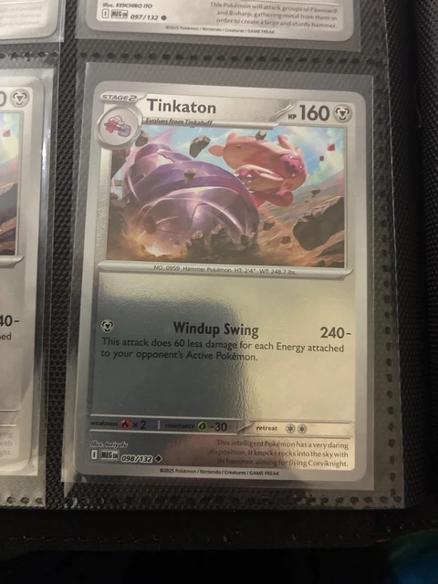 POKEMON TCG MEGA Evolution - Tinkaton 098/132 Reverse Holo £0.25 ...