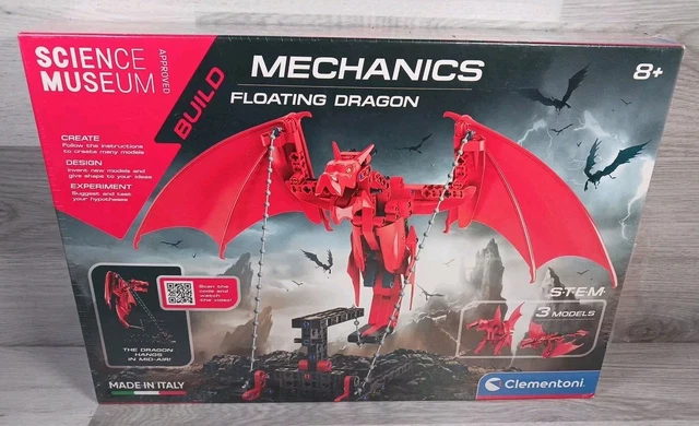 BUILD A FLOATING Dragon Mechanics Science Museum By Clementoni Made In ...