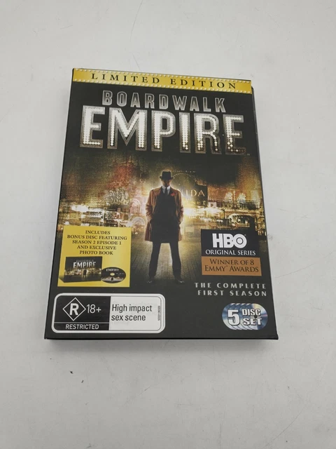 BOARDWALK EMPIRE SEASON 1 DVD R4 Limited Edition With Photo Book $3.50 ...