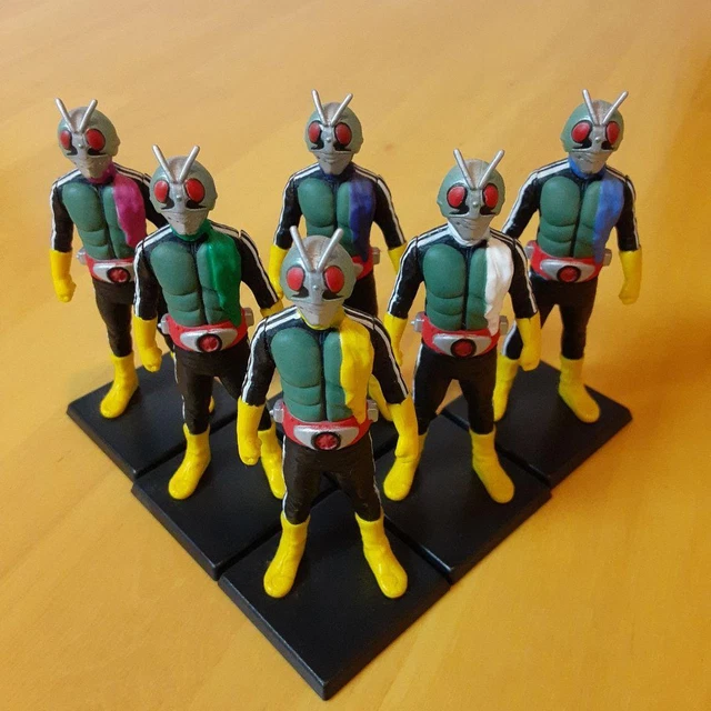 KAMEN RIDER FIGURE lot set 6 shocker rider No.1 No.6 character Goods ...