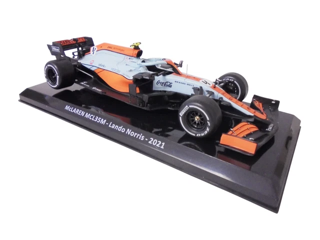 FORMULE 1 MCLAREN MCL35M Lando Norris 2021 - 1/24 Voiture F1 Diecast ...