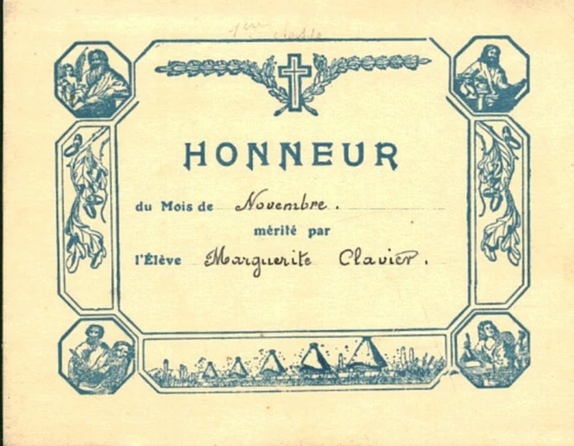 IMAGE BON POINT tableau honneur école élève Marguerite Clavier mois de ...