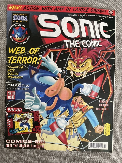 SONIC THE HEDGEHOG - Sonic The Comic - Fleetway Issue / No 160 EUR 10 ...