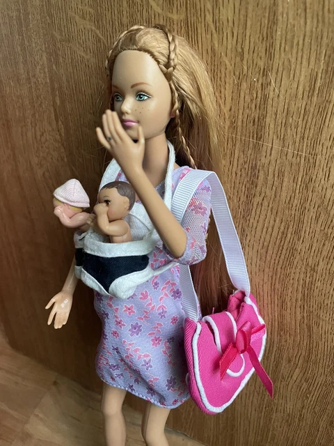 RARE PREGNANT MIDGE & Baby Barbie Doll Happy Family COMPLETE Original ...