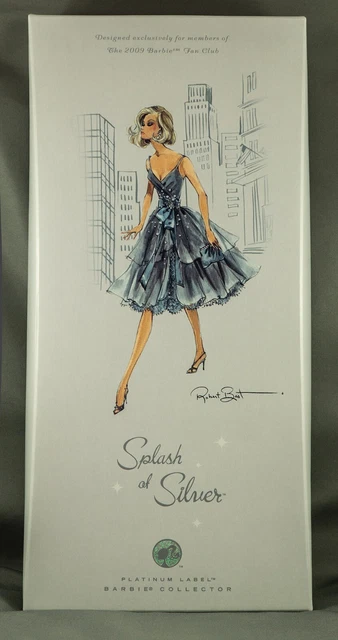 SLASH OF SILVER Platinum Label Barbie Doll 1/1000 never removed from ...
