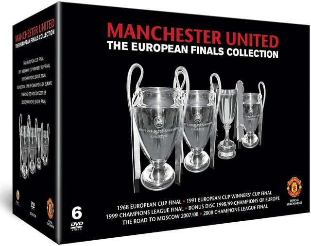 MANCHESTER UNITED (6 Disc DVD Box Set) The European Finals Collection ...