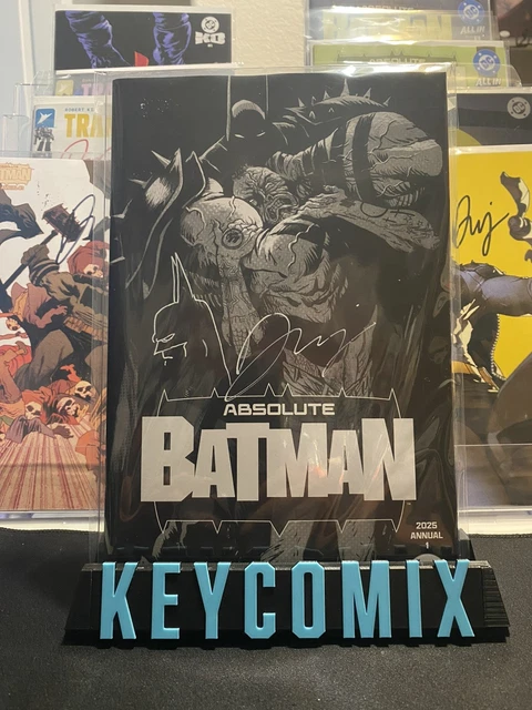 ABSOLUTE BATMAN ANNUAL 1 Dragotta Johnson DC Felix SIGNED REMARKED ...