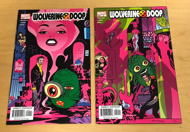 MARVEL COMICS WOLVERINE Doop 1-2 Full Set Peter Milligan & Darwyn Cooke ...