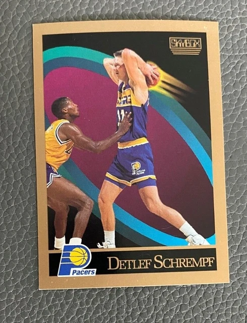 DETLEF SCHREMPF 1990-91 Skybox #121 Indiana Pacers Basketball Card EUR ...