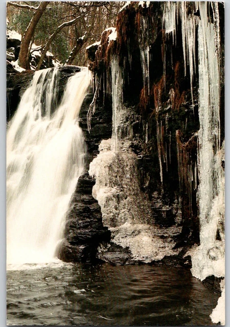 POSTCARD ENGLAND HARDEN Beck Waterfalls Cullingworth West Yorkshire £4. ...