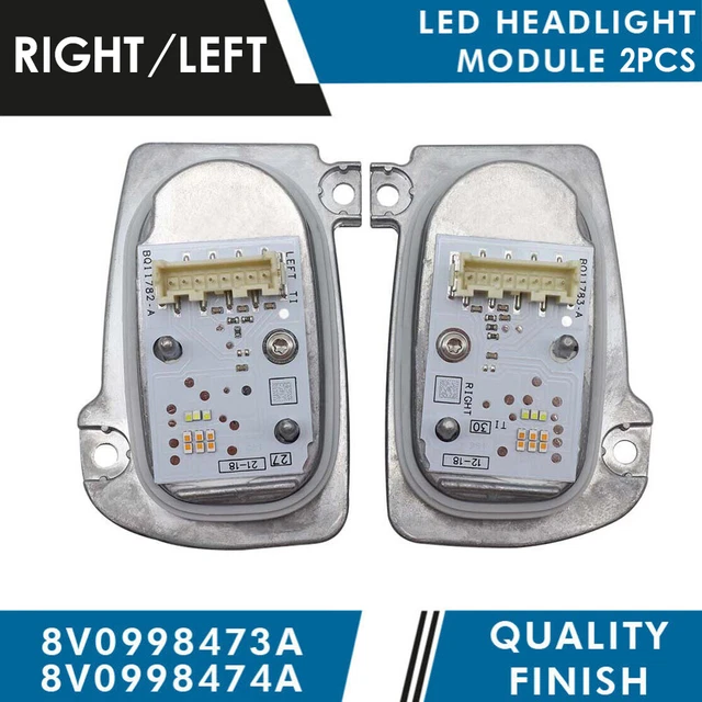2X AUDI A3 S3 RS3 8V LED HEADLIGHT DRL Turn Signal MODULE 8V0998474A ...