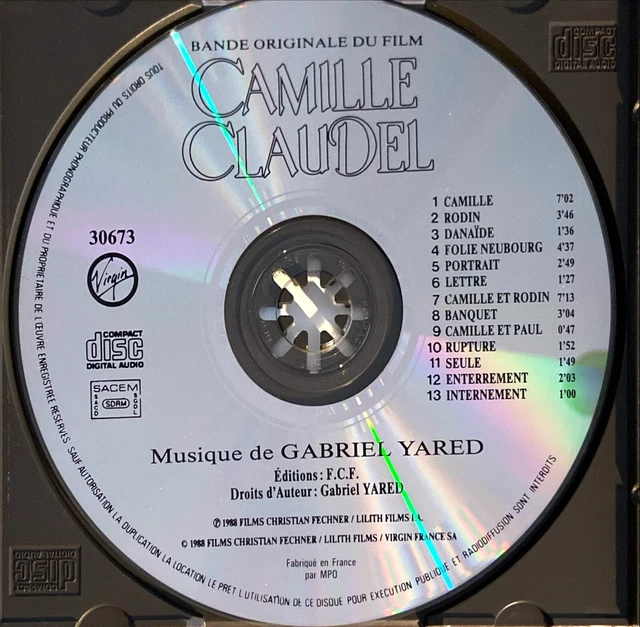 CD ALBUM BANDE Originale Du Film Camille Claudel Collector Rare Neuf ...
