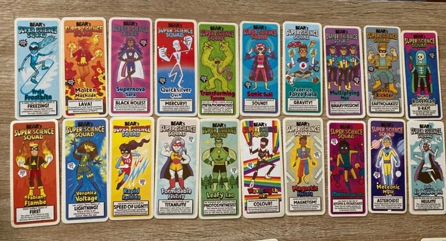 FRUIT SPLITS YOYO Bears Super Science Squad cards- choose your own card ...