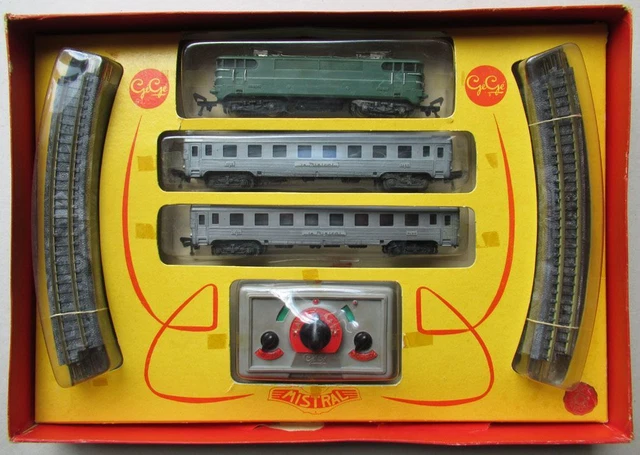 GÉGÉ HO SNCF Coffret Le Mistral 1961 BB 9240 2 Voitures Inox Transfo ...