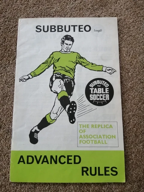 SUBBUTEO ADVANCED RULES 1970 Booklet EUR 5,83 - PicClick DE