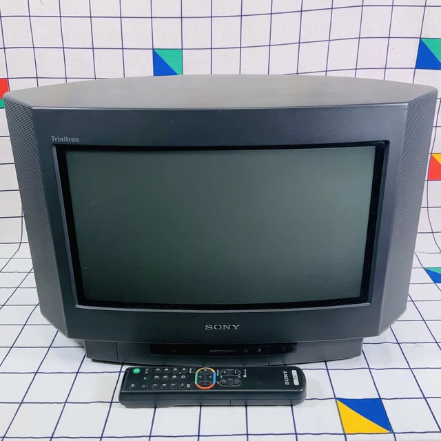 RARE SONY TRINITRON KV-16WT1U Portable 16" Widescreen CRT TV Retro ...