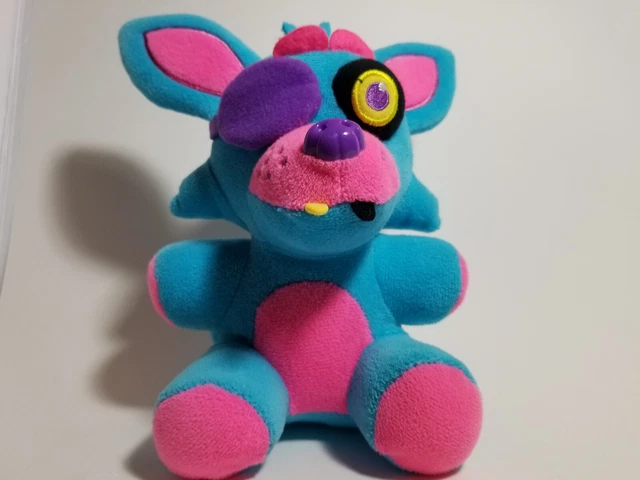 FIVE NIGHTS AT Freddy's FNAF Blue Blacklight Neon Foxy Plush Toy £7.10 ...