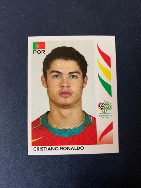 CRISTIANO RONALDO PORTUGAL Rookie Sticker Panini Wc Germany 2006 N°298 ...