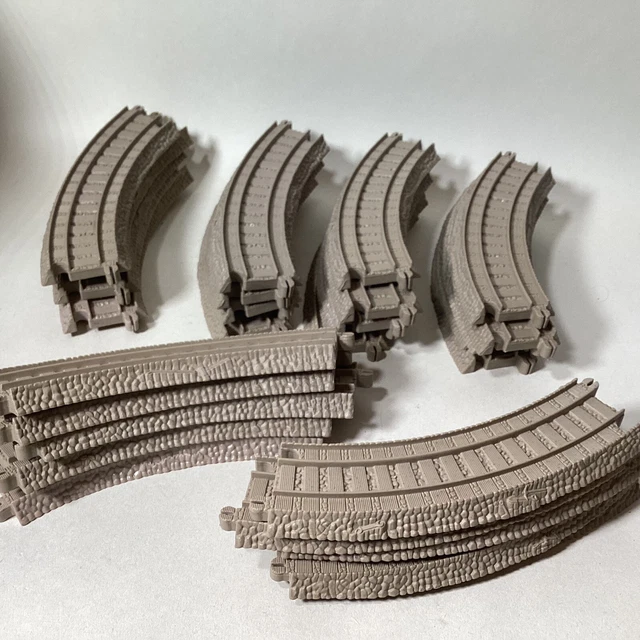 FISHER PRICE THOMAS & friends trackmaster brown beige curves X 30 £14. ...