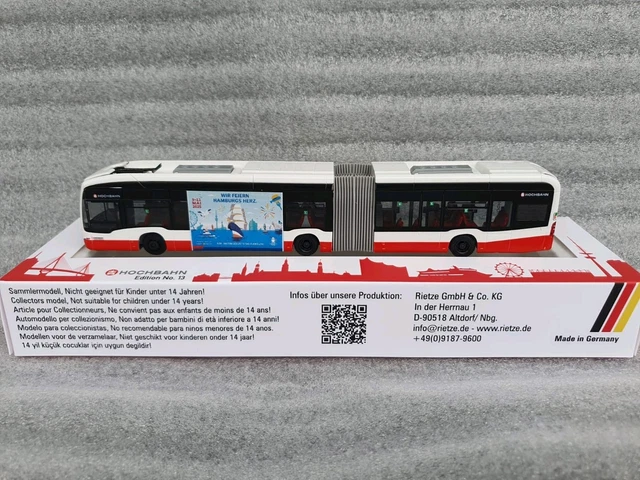RIETZE 77603 ECITARO G Citaro Hamburger Hochbahn HHA HVV Gelenkbus ...