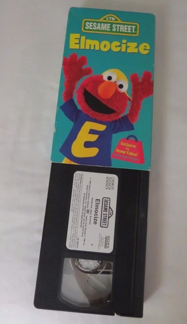 CTW~SESAME STREET~ ELMOCIZE~ VHS, 1996 ~ Elmo's Exercise Camp for Kids ...