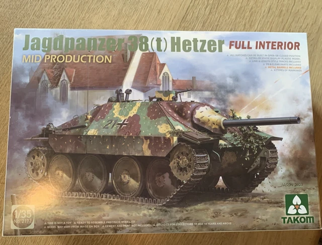 TAKOM 1:35 Jagdpanzer 38(t) Hetzer No.2171 EUR 28,38 - PicClick DE