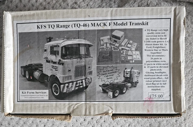 ***BUILT/UNFINISHED*** KIT FORM Services TQ-46 MACK F Model Transkit £ ...