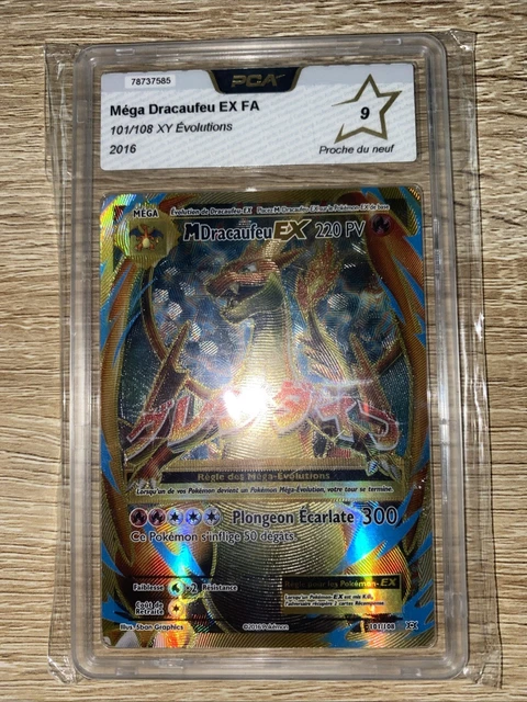 CARTE POKÉMON MÉGA Dracaufeu EX FA XY 101/108 Evolution PCA 9 EUR 200 ...