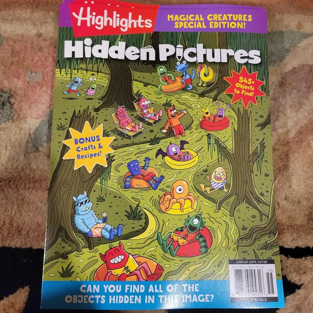 HIDDEN PICTURES: HIGHLIGHTS Magazine 2026 ~ Magical CREATURES SPECIAL ...
