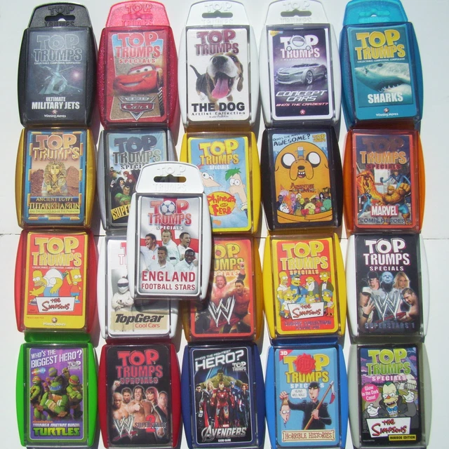 TOP TRUMPS VARIOUS Rares - Specials - Limited Edition Packs To Choose ...