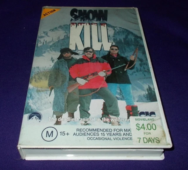 SNOW KILL VHS PAL CIC THOMAS J. WRIGHT TERENCE KNOX snowkill $25.99 - PicClick AU